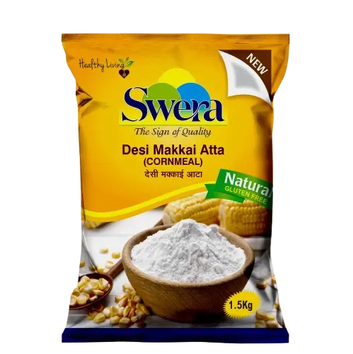 Swera Desi Makai Atta 1.5Kg | Goldfayre Public